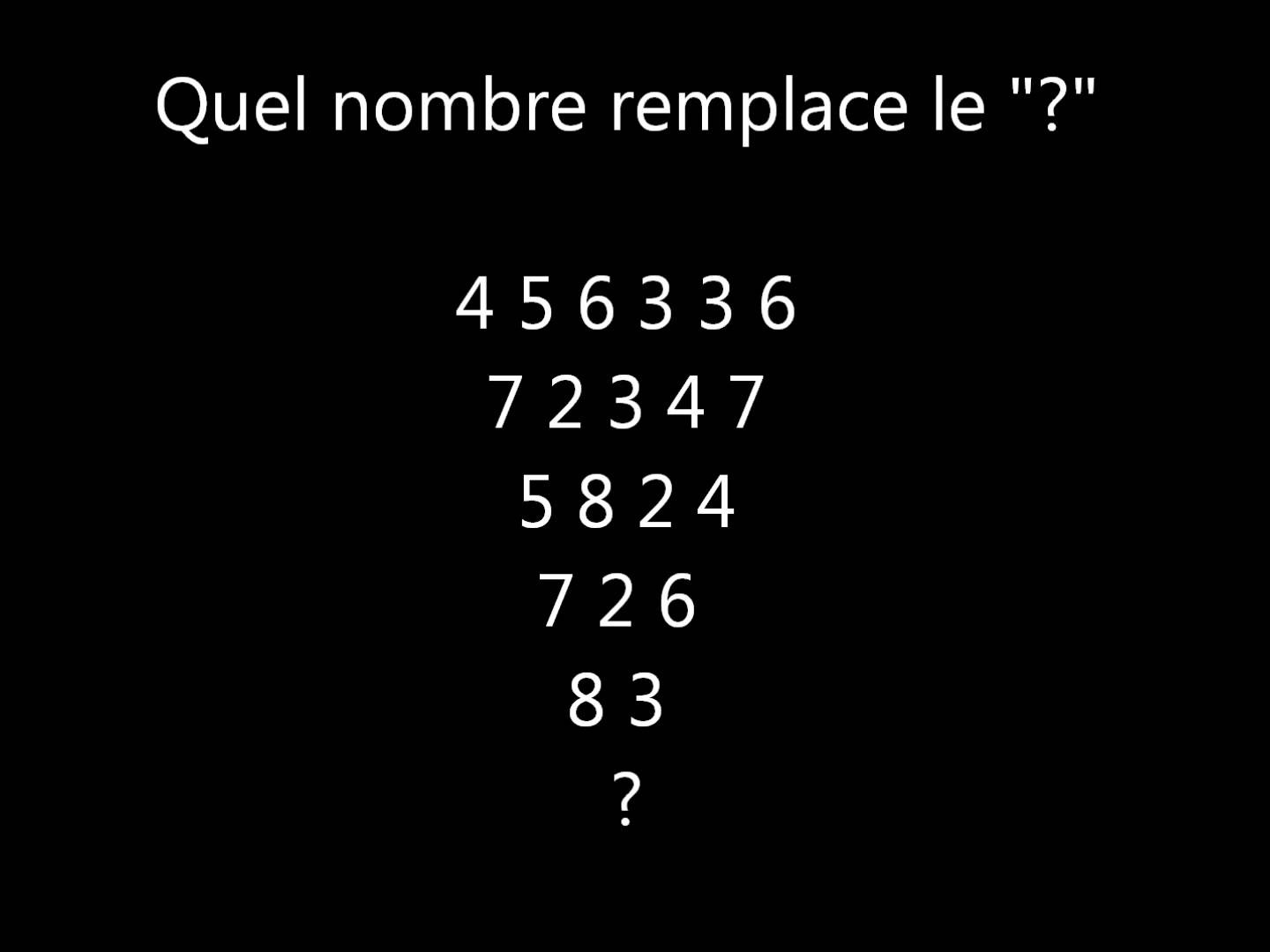 Enigme Enigme Et Devinette Drole Logique Et Math matique R soudre